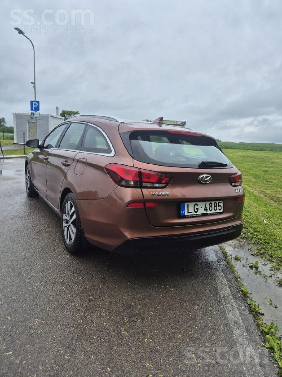 Brūns Hyundai i30 2018 Bauska, ar dzinēja tilpumu 1.40 L un nobraukumu 215 tūkst. km par 7500 €, foto 6 vietnē AUTOMOTO.COM.LV