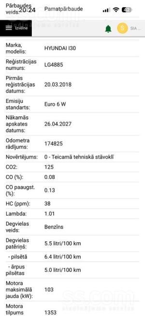 Brūns Hyundai i30 2018 Rīga, ar dzinēja tilpumu 1.40 L un nobraukumu 215 tūkst. km par 8000 €, foto 25 vietnē AUTOMOTO.COM.LV