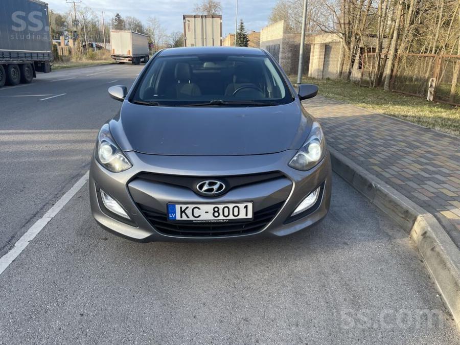 Grey Hyundai i30 2013 in Riga, with an engine capacity of 1.40 L and mileage of 139 thousand km for 4950 €, photo 7 on AUTOMOTO.COM.LV