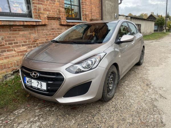 Pelēks Hyundai i30 2016 Rīga, ar dzinēja tilpumu 1.40 L un nobraukumu 210 tūkst. km par 4200 €, foto 1 vietnē AUTOMOTO.COM.LV