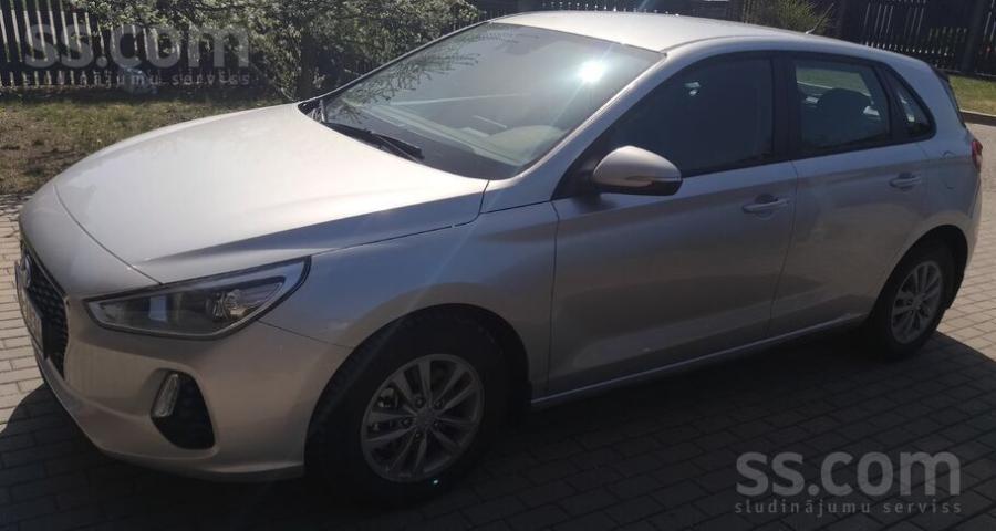 Grey Hyundai i30 2018 in Riga, with an engine capacity of 1.40 L and mileage of 11 thousand km for 10500 €, photo 8 on AUTOMOTO.COM.LV