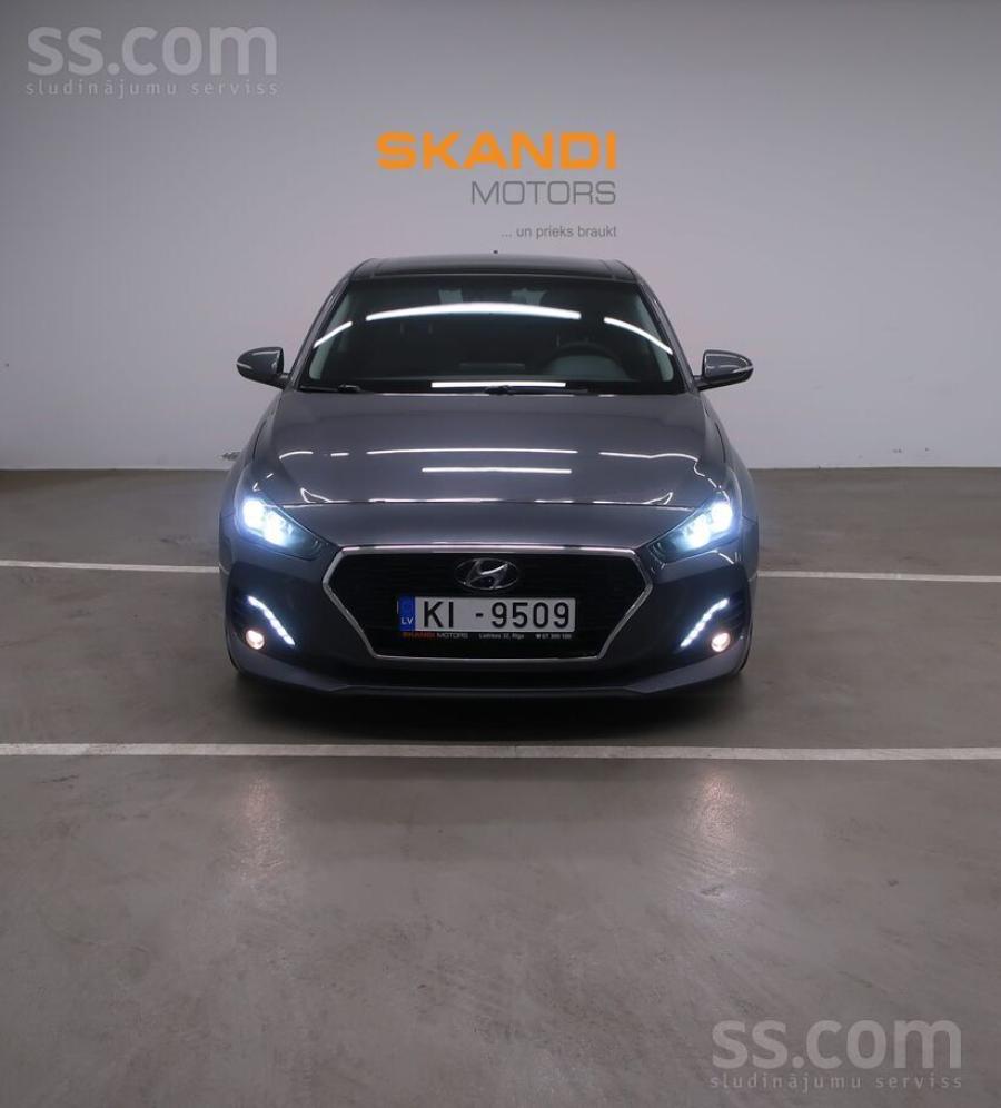 Grey Hyundai i30 2019 in Riga, with an engine capacity of 1.40 L and mileage of 86 thousand km for 13990 €, photo 2 on AUTOMOTO.COM.LV