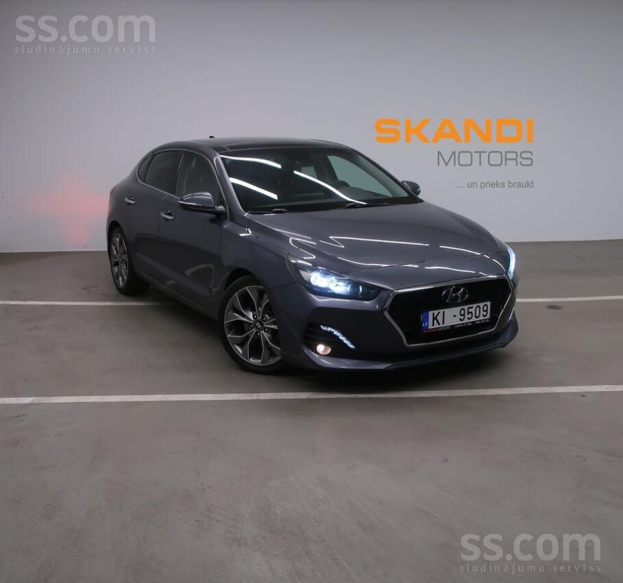 Grey Hyundai i30 2019 in Riga, with an engine capacity of 1.40 L and mileage of 86 thousand km for 13990 €, photo 3 on AUTOMOTO.COM.LV