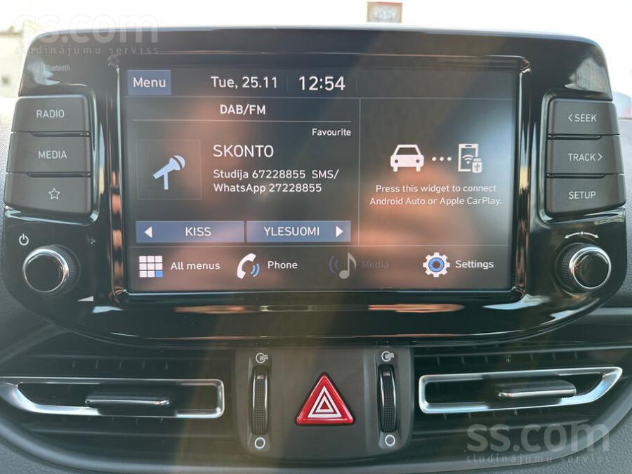 Grey Hyundai i30 2022 in Liepaja, with an engine capacity of 1.00 L and mileage of 67 thousand km for 13100 €, photo 13 on AUTOMOTO.COM.LV