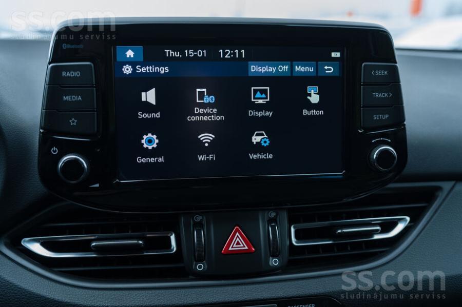 Серый Хендай i30 2024 в Рига, объемом двигателя 1.00 л и пробегом 25 тыс. км за 18700 €, фото 23 на AUTOMOTO.COM.LV