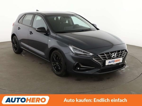 Grey Hyundai i30 2021 in Kaunas, with an engine capacity of 1.50 L and mileage of 40 thousand km for 21669 €, photo 8 on AUTOMOTO.COM.LV