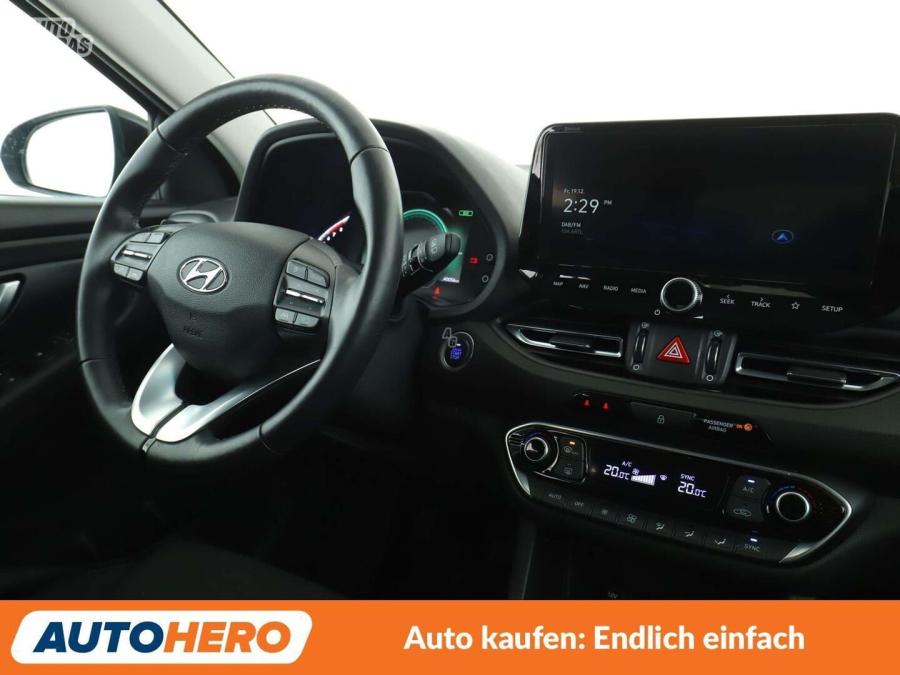 Grey Hyundai i30 2021 in Kaunas, with an engine capacity of 1.50 L and mileage of 40 thousand km for 21669 €, photo 13 on AUTOMOTO.COM.LV