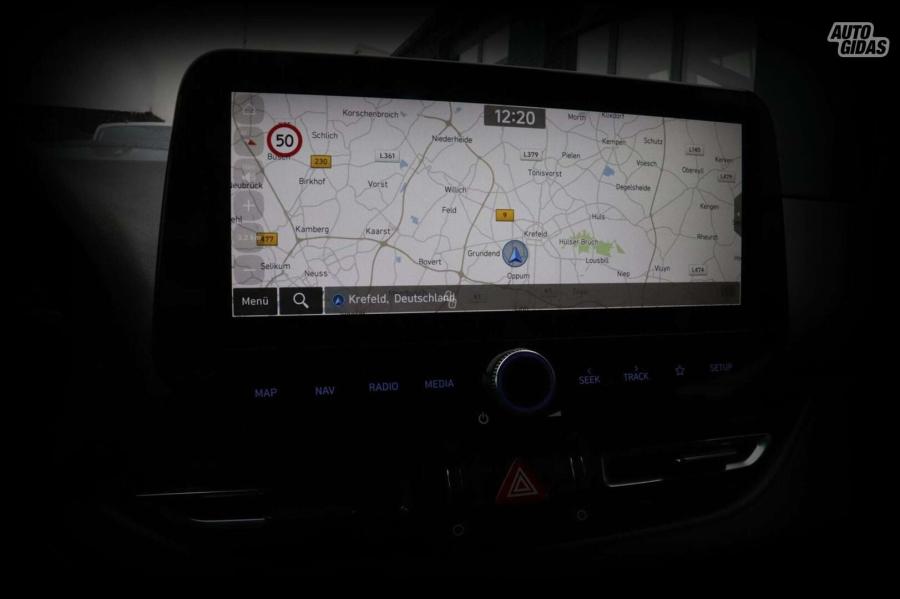 Grey Hyundai i30 2021 in Kaunas, with an engine capacity of 2.00 L and mileage of 65 thousand km for 27549 €, photo 11 on AUTOMOTO.COM.LV