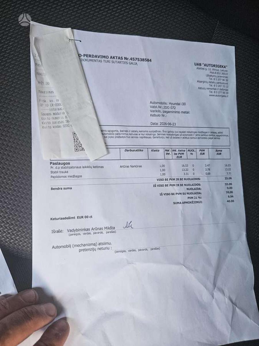 Серый Хендай i30 2013 в Вильнюс, объемом двигателя 1.58 л и пробегом 286 тыс. км за 3200 €, фото 5 на AUTOMOTO.COM.LV