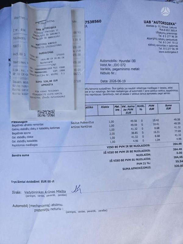 Серый Хендай i30 2013 в Вильнюс, объемом двигателя 1.58 л и пробегом 286 тыс. км за 3200 €, фото 7 на AUTOMOTO.COM.LV