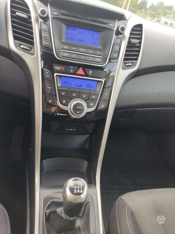 Grey Hyundai i30 2013 in Prienai, with an engine capacity of 1.59 L and mileage of 161 thousand km for 5150 €, photo 9 on AUTOMOTO.COM.LV