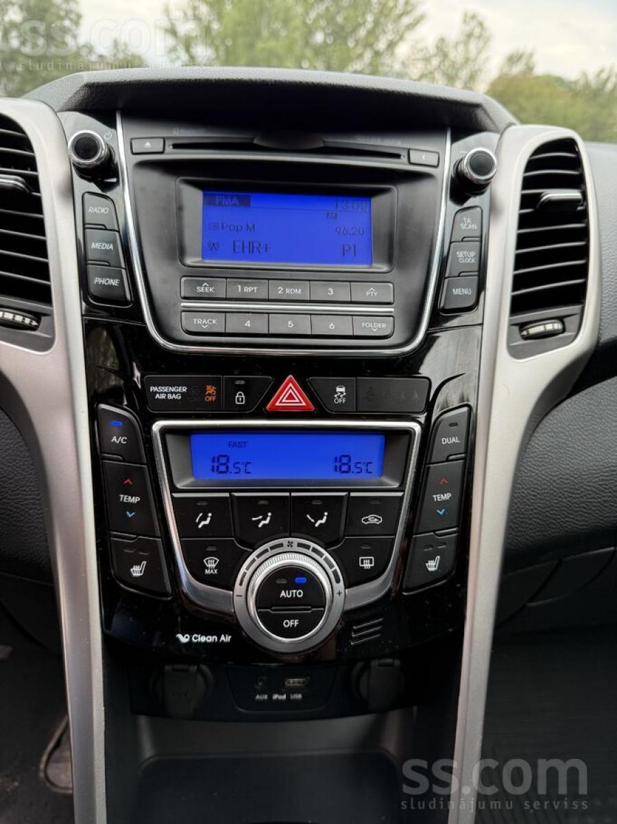 Pelēks Hyundai i30 2016 Rīga, ar dzinēja tilpumu 1.60 L un nobraukumu 308 tūkst. km par 4400 €, foto 10 vietnē AUTOMOTO.COM.LV