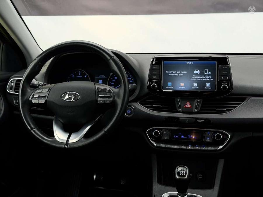 Pelēks Hyundai i30 2019 Viļņa, ar dzinēja tilpumu 1.60 L un nobraukumu 144 tūkst. km par 7800 €, foto 16 vietnē AUTOMOTO.COM.LV
