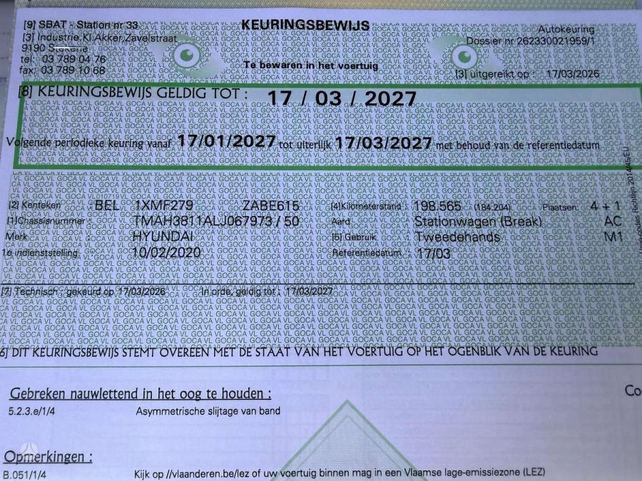 Grey Hyundai i30 2020 in Siauliai, with an engine capacity of 1.00 L and mileage of 199 thousand km for 7100 €, photo 36 on AUTOMOTO.COM.LV