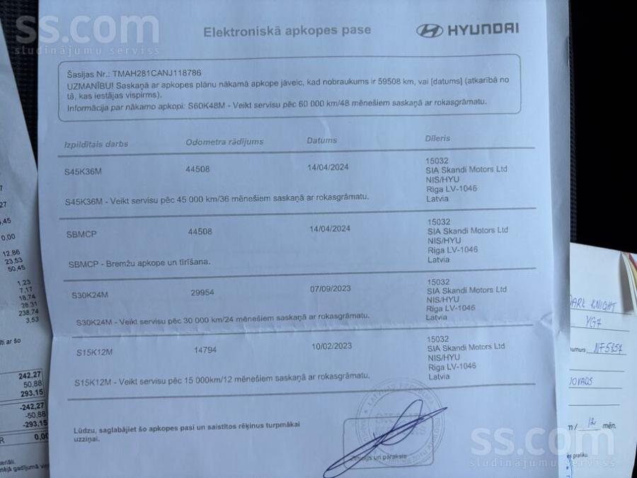 Pelēks Hyundai i30 2022 Rīga, ar dzinēja tilpumu 1.50 L un nobraukumu 84 tūkst. km par 10750 €, foto 19 vietnē AUTOMOTO.COM.LV