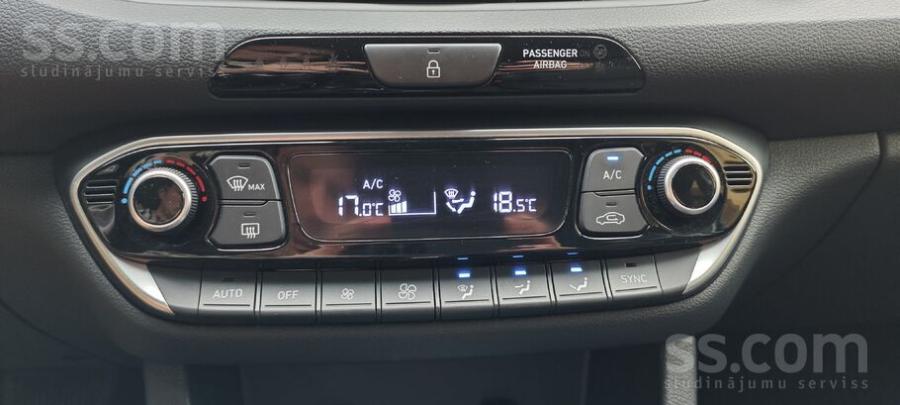 Pelēks Hyundai i30 2024 Rīga, ar dzinēja tilpumu 1.50 L un nobraukumu 38 tūkst. km par 18880 €, foto 13 vietnē AUTOMOTO.COM.LV