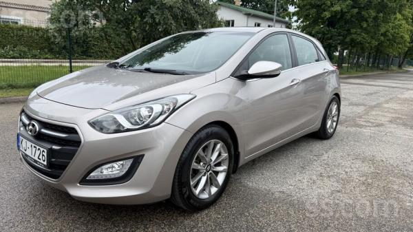 Hyundai i30 2016 Ogre, ar dzinēja tilpumu 1.60 L un nobraukumu 123 tūkst. km par 7900 €, foto 1 vietnē AUTOMOTO.COM.LV