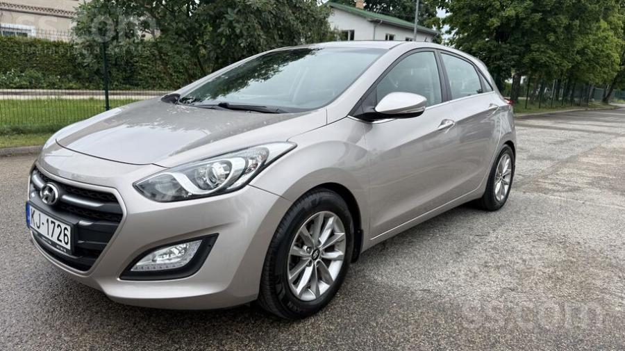 Hyundai i30 2016 Ogre, ar dzinēja tilpumu 1.60 L un nobraukumu 123 tūkst. km par 7900 €, foto 1 vietnē AUTOMOTO.COM.LV