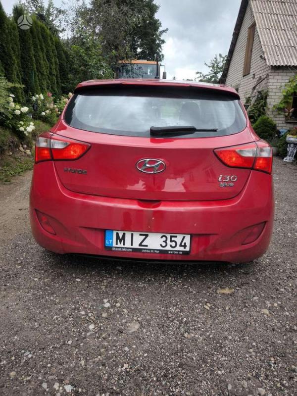 Sarkans Hyundai i30 2012 Molėtai, ar dzinēja tilpumu 1.58 L un nobraukumu 309 tūkst. km par 3000 €, foto 6 vietnē AUTOMOTO.COM.LV