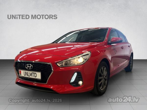 Red Hyundai i30 2018 in Tallinn, with an engine capacity of 1.40 L and mileage of 92 thousand km for 10500 €, photo 1 on AUTOMOTO.COM.LV