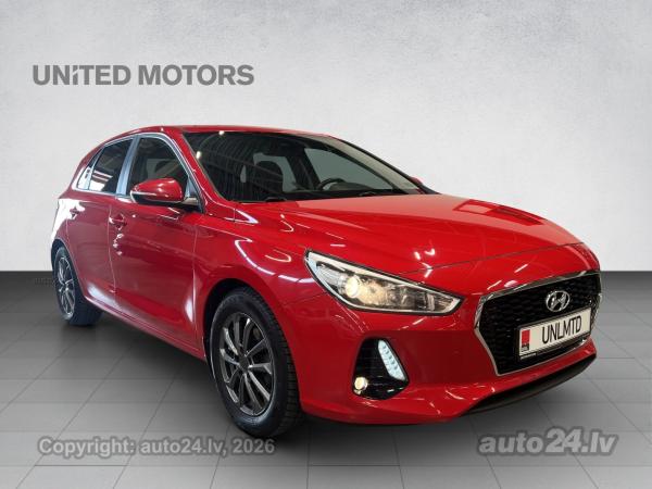 Red Hyundai i30 2018 in Tallinn, with an engine capacity of 1.40 L and mileage of 92 thousand km for 10500 €, photo 3 on AUTOMOTO.COM.LV