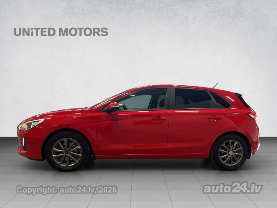 Sarkans Hyundai i30 2018 Tallina, ar dzinēja tilpumu 1.40 L un nobraukumu 92 tūkst. km par 10500 €, foto 8 vietnē AUTOMOTO.COM.LV