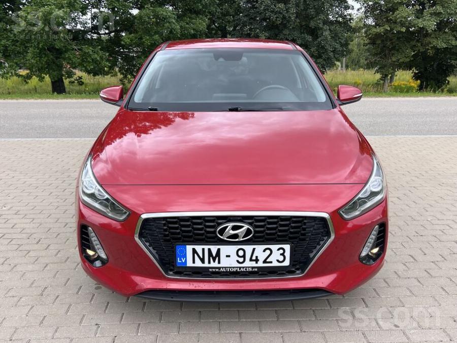 Sarkans Hyundai i30 2018 Limbaži, ar dzinēja tilpumu 1.60 L un nobraukumu 96 tūkst. km par 10550 €, foto 3 vietnē AUTOMOTO.COM.LV