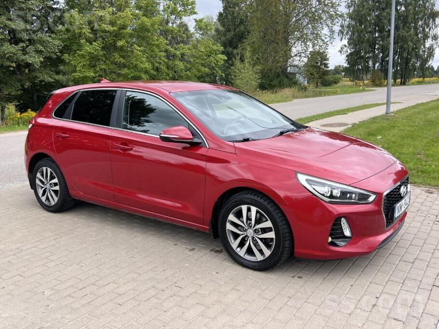 Sarkans Hyundai i30 2018 Limbaži, ar dzinēja tilpumu 1.60 L un nobraukumu 96 tūkst. km par 10550 €, foto 4 vietnē AUTOMOTO.COM.LV