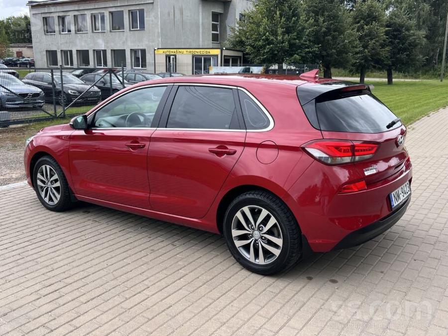 Sarkans Hyundai i30 2018 Limbaži, ar dzinēja tilpumu 1.60 L un nobraukumu 96 tūkst. km par 10550 €, foto 7 vietnē AUTOMOTO.COM.LV