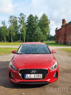 Red Hyundai i30 2018 in Liepaja, with an engine capacity of 1.40 L and mileage of 123 thousand km for 6500 €, photo  on AUTOMOTO.COM.LV