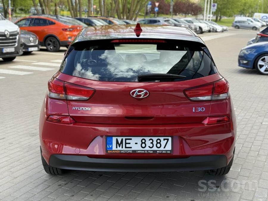 Красный Хендай i30 2019 в Рига, объемом двигателя 1.40 л и пробегом 65 тыс. км за 11399 €, фото 5 на AUTOMOTO.COM.LV