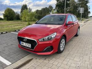 Red Hyundai i30 2019 in Riga, with an engine capacity of 1.40 L and mileage of 144 thousand km for 7900 €, photo  on AUTOMOTO.COM.LV
