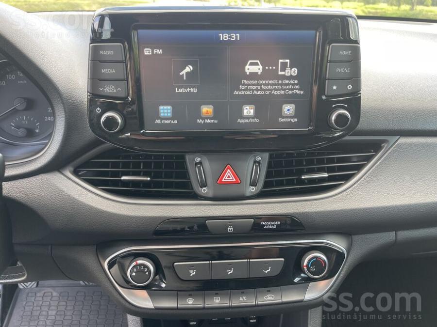 Sarkans Hyundai i30 2019 Rīga, ar dzinēja tilpumu 1.40 L un nobraukumu 144 tūkst. km par 7900 €, foto 13 vietnē AUTOMOTO.COM.LV