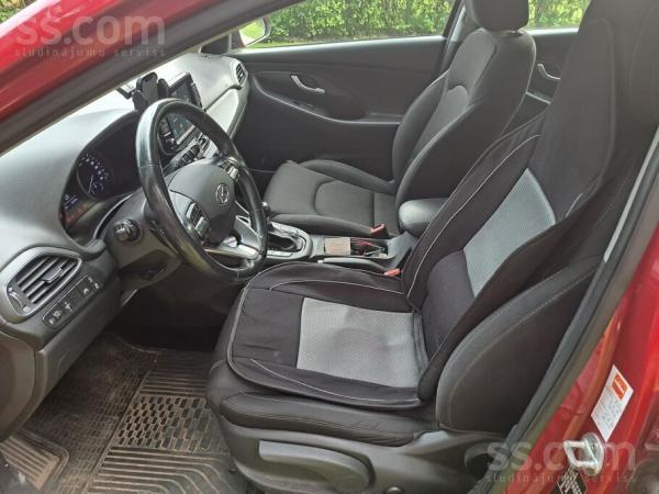 Red Hyundai i30 2020 in Riga, with an engine capacity of 1.40 L and mileage of 87 thousand km for 10300 €, photo 7 on AUTOMOTO.COM.LV