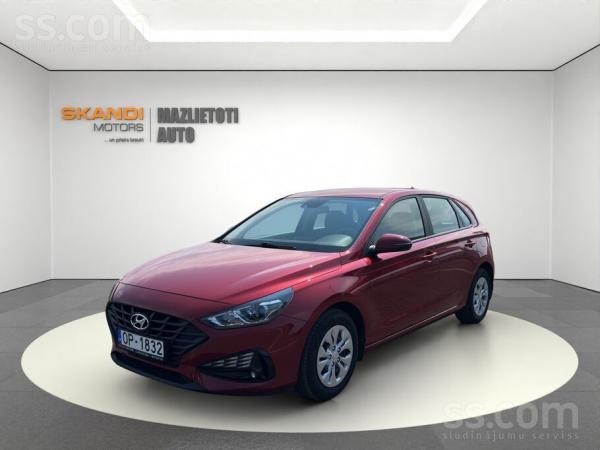 Red Hyundai i30 2022 in Riga, with an engine capacity of 1.50 L and mileage of 80 thousand km for 11990 €, photo 1 on AUTOMOTO.COM.LV
