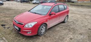 Red Hyundai i30 2008 in Jelgava, with an engine capacity of 1.60 L and mileage of 0 thousand km for 1000 €, photo  on AUTOMOTO.COM.LV