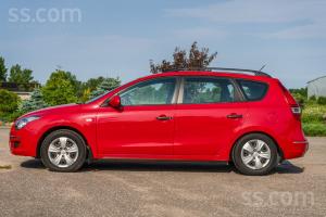 Sarkans Hyundai i30 2010 Limbaži, ar dzinēja tilpumu 1.40 L un nobraukumu 195 tūkst. km par 3000 €, foto 8 vietnē AUTOMOTO.COM.LV