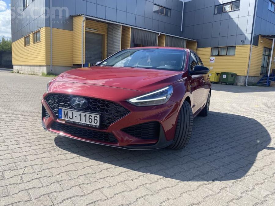 Red Hyundai i30 2020 in Riga, with an engine capacity of 1.50 L and mileage of 85 thousand km for 15500 €, photo 1 on AUTOMOTO.COM.LV