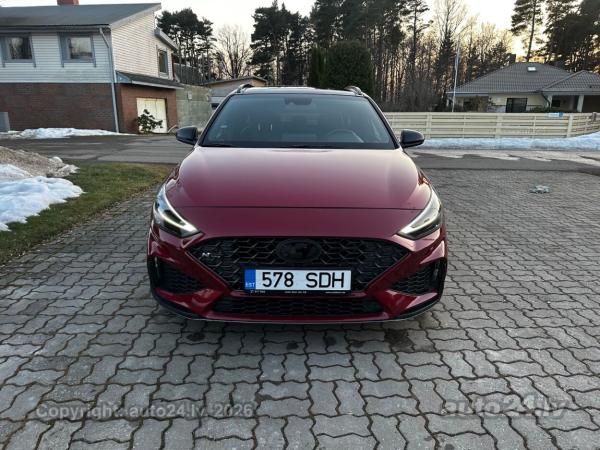 Red Hyundai i30 2022 in Tallinn, with an engine capacity of 1.50 L and mileage of 52 thousand km for 19500 €, photo 1 on AUTOMOTO.COM.LV