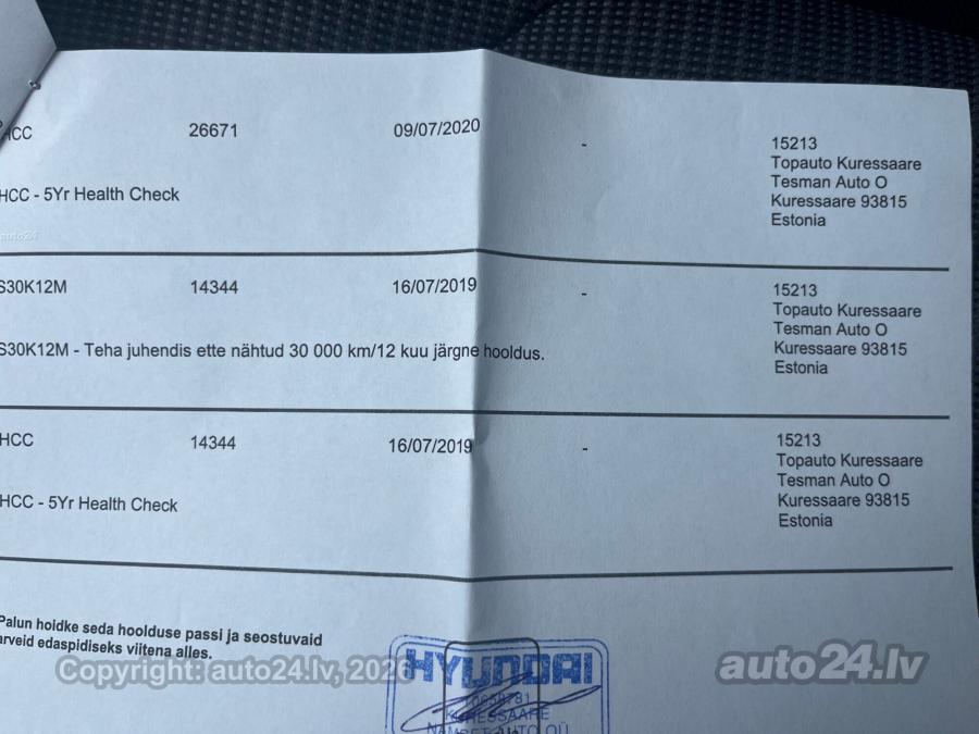 Hyundai i30 2018 Kuresāre, ar dzinēja tilpumu 1.40 L un nobraukumu 97 tūkst. km par 10350 €, foto 13 vietnē AUTOMOTO.COM.LV