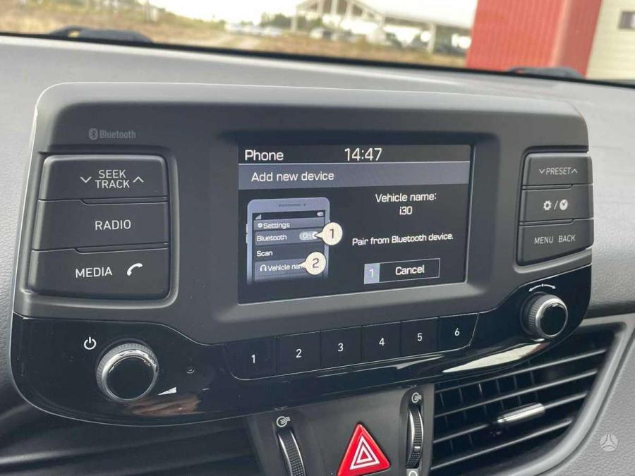 Balts Hyundai i30 2018 Ukmergė, ar dzinēja tilpumu 1.37 L un nobraukumu 163 tūkst. km par 5999 €, foto 12 vietnē AUTOMOTO.COM.LV