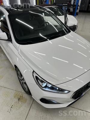 White Hyundai i30 2019 in Riga, with an engine capacity of 1.40 L and mileage of 68 thousand km for 14499 €, photo 5 on AUTOMOTO.COM.LV