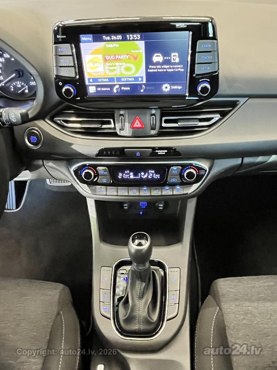Balts Hyundai i30 2023 Tallina, ar dzinēja tilpumu 1.00 L un nobraukumu 46 tūkst. km par 16500 €, foto 13 vietnē AUTOMOTO.COM.LV