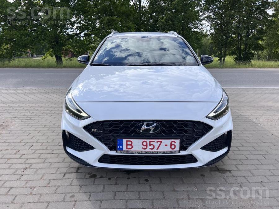 Белый Хендай i30 2021 в Лимбажи, объемом двигателя 1.60 л и пробегом 69 тыс. км за 15550 €, фото 3 на AUTOMOTO.COM.LV