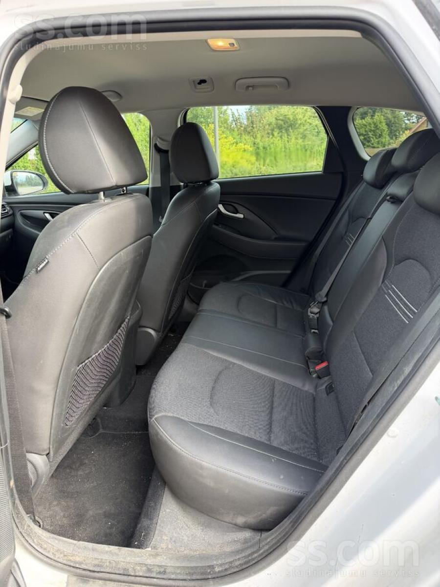 Balts Hyundai i30 2023 Aizkraukle, ar dzinēja tilpumu 1.50 L un nobraukumu 54 tūkst. km par 17500 €, foto 7 vietnē AUTOMOTO.COM.LV