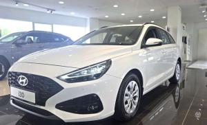White Hyundai i30 2026 in Kaunas, with an engine capacity of 1.00 L and mileage of 0 thousand km for 20990 €, photo  on AUTOMOTO.COM.LV