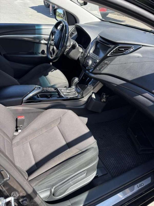 Melns Hyundai i40 2013 Kauņa, ar dzinēja tilpumu 1.69 L un nobraukumu 310 tūkst. km par 4400 €, foto 7 vietnē AUTOMOTO.COM.LV