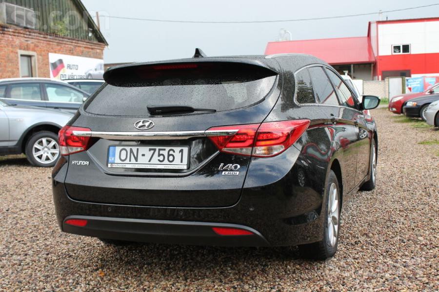 Melns Hyundai i40 2015 Daugavpils, ar dzinēja tilpumu 1.70 L un nobraukumu 175 tūkst. km par 5990 €, foto 6 vietnē AUTOMOTO.COM.LV