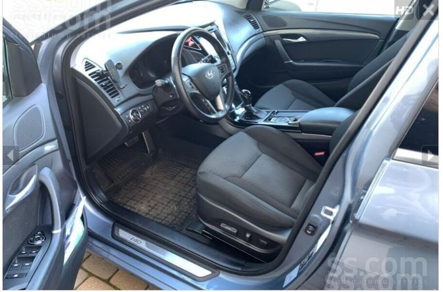 Zils Hyundai i40 2017 Rīga, ar dzinēja tilpumu 1.70 L un nobraukumu 177 tūkst. km par 8300 €, foto 12 vietnē AUTOMOTO.COM.LV