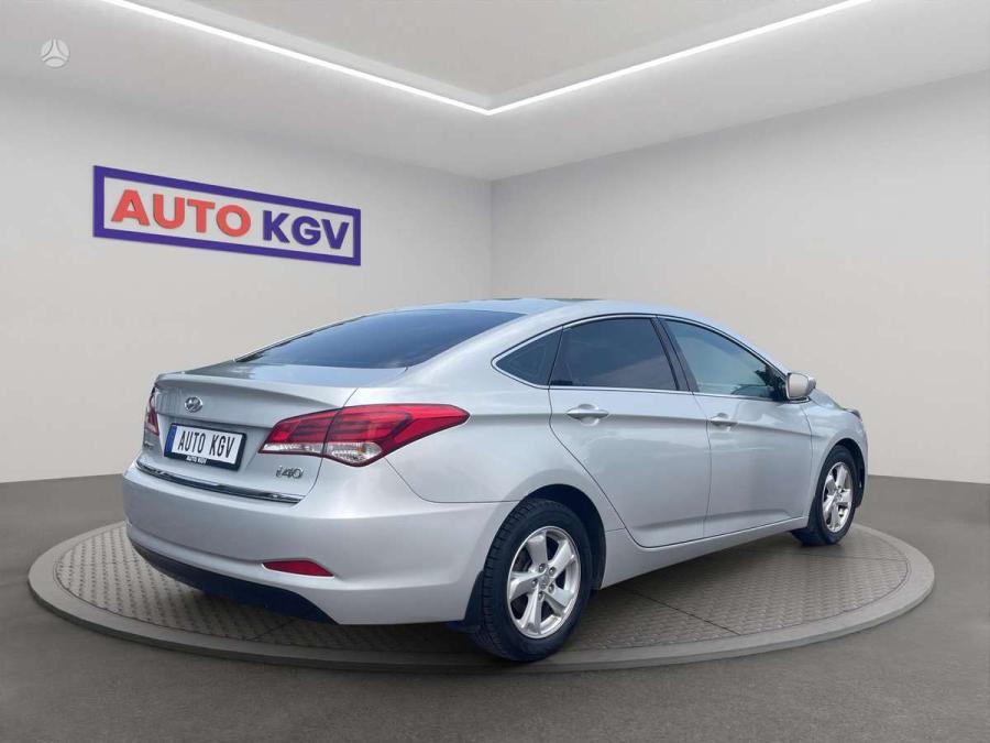 Pelēks Hyundai i40 2017 Viļņa, ar dzinēja tilpumu 1.60 L un nobraukumu 165 tūkst. km par 6699 €, foto 6 vietnē AUTOMOTO.COM.LV